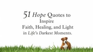 51 Hope Quotes to Inspire Faith, Healing, and Light in Life’s Darkest ...