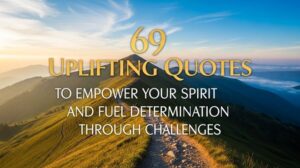 69 Uplifting Quotes to Empower Your Spirit and Fuel Determination ...