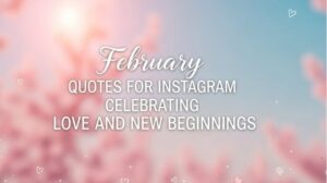 February Quotes for Instagram Celebrating Love and New Beginnings ...